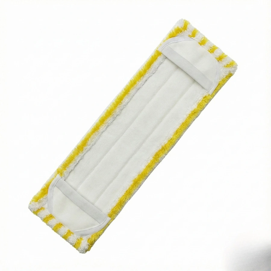 ISO 5 Microfiber Stripe Cleanroom Mop Pad Yellow | CMP-RUS-008-YELLOW ...